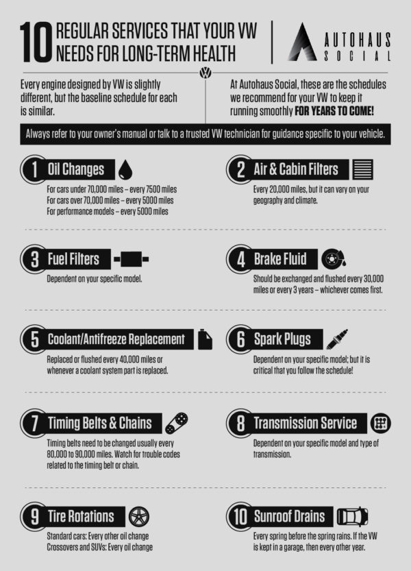 The Ultimate Guide To VW Service & Maintenance - Autohaus Social