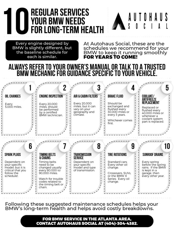 BMW Service & Maintenance - The Ultimate Guide [infographic included ...